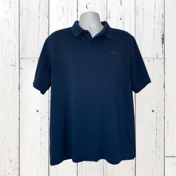 Greg Norman Collection | Shirts | Greg Norman Blue Golf Polo Shirt With ...